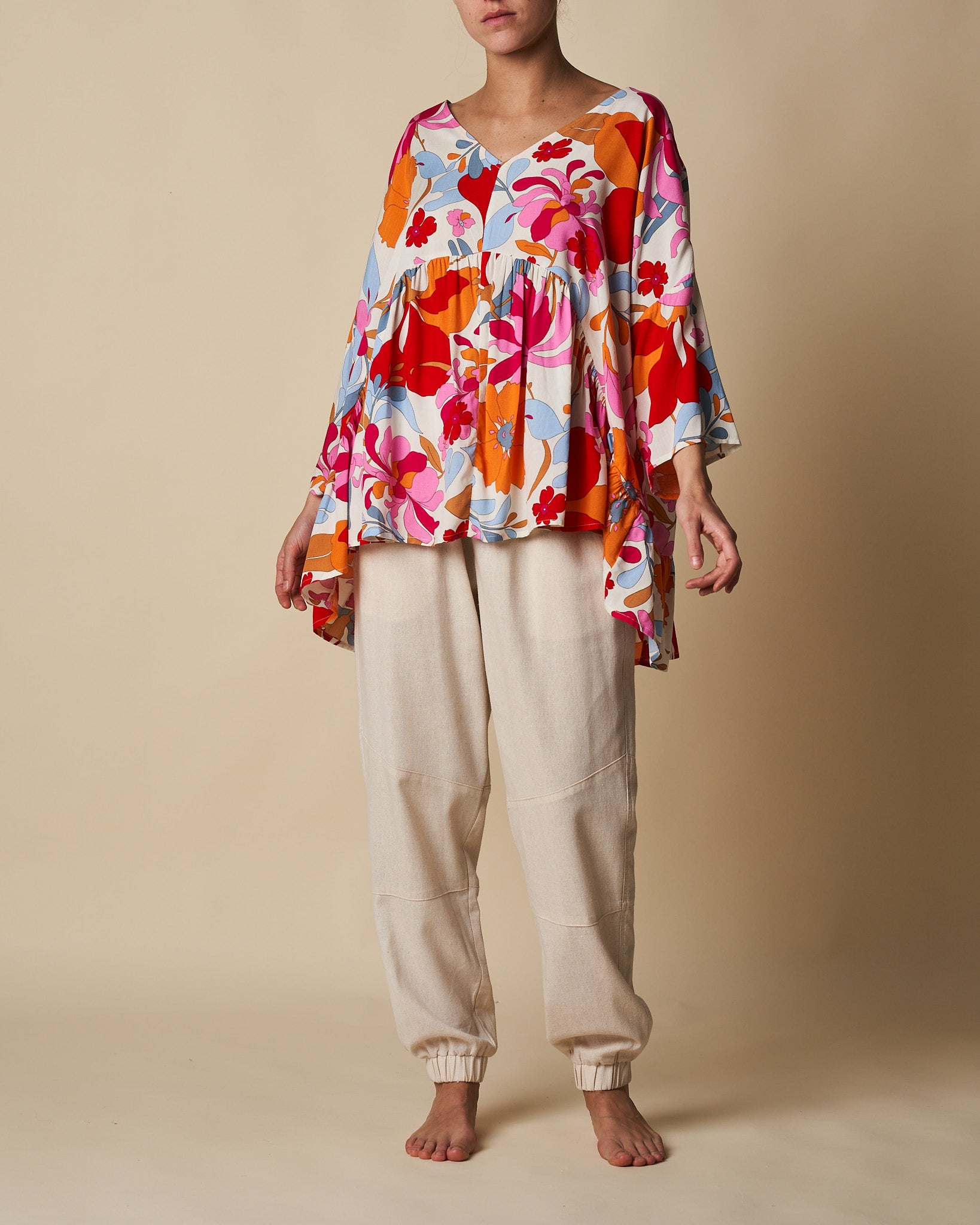 Oversized Flair Top - Cherrylane Australia